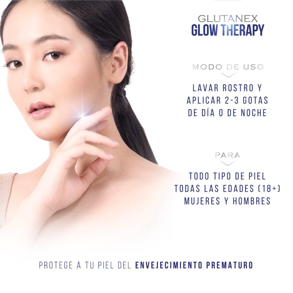 GLUTANEX™ GLOW THERAPY Serum Hidraclarante, Reparador y Antioxidante con Glutatión, PDRN de ...