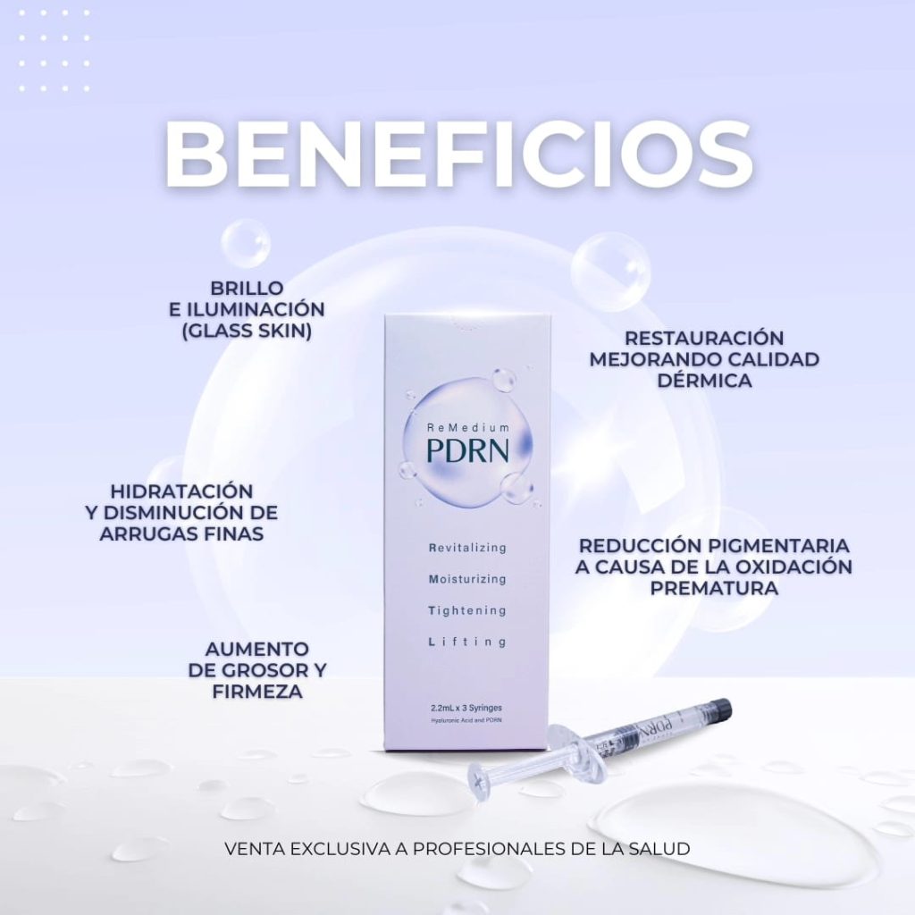 REMEDIUM PDRN™ Solución para Rejuvenecimiento y Regeneración Facial con PDRN de Salmón al 7.5% ...