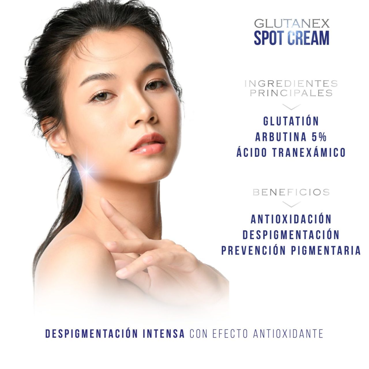 GLUTANEX™ SPOT CREAM Crema Despigmentante y Antioxidante con Glutatión ...